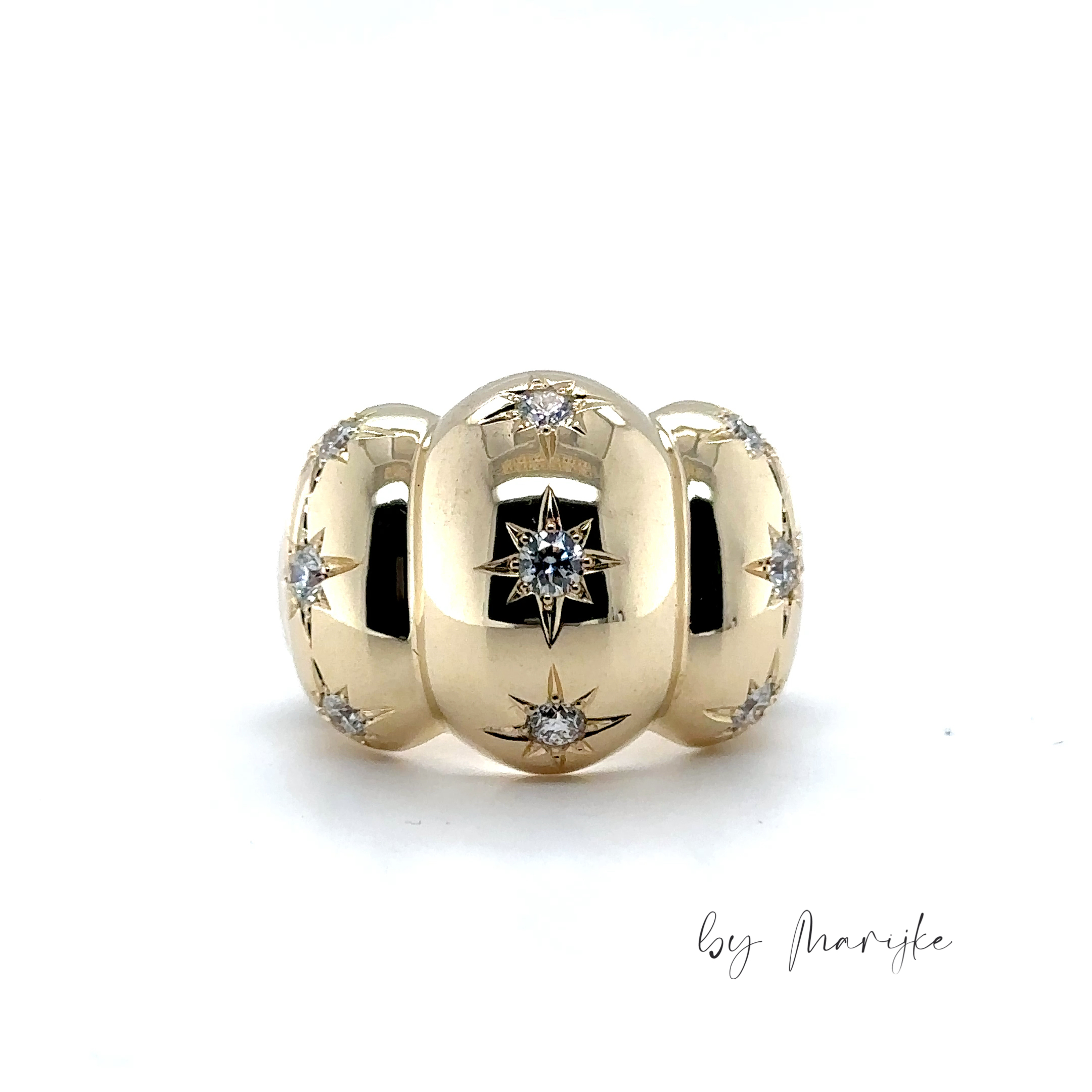 Star dust ring - M By Marijke